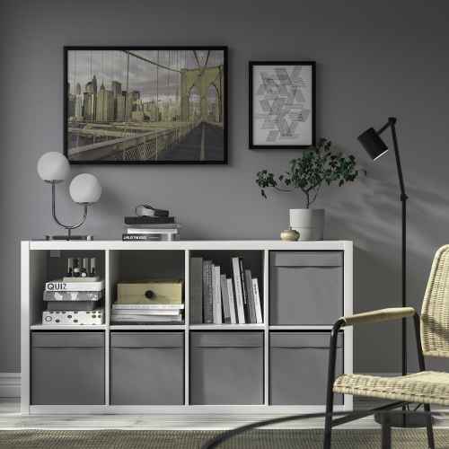 IKEA DRONA Box Grey Storage Organisation Urban Sales